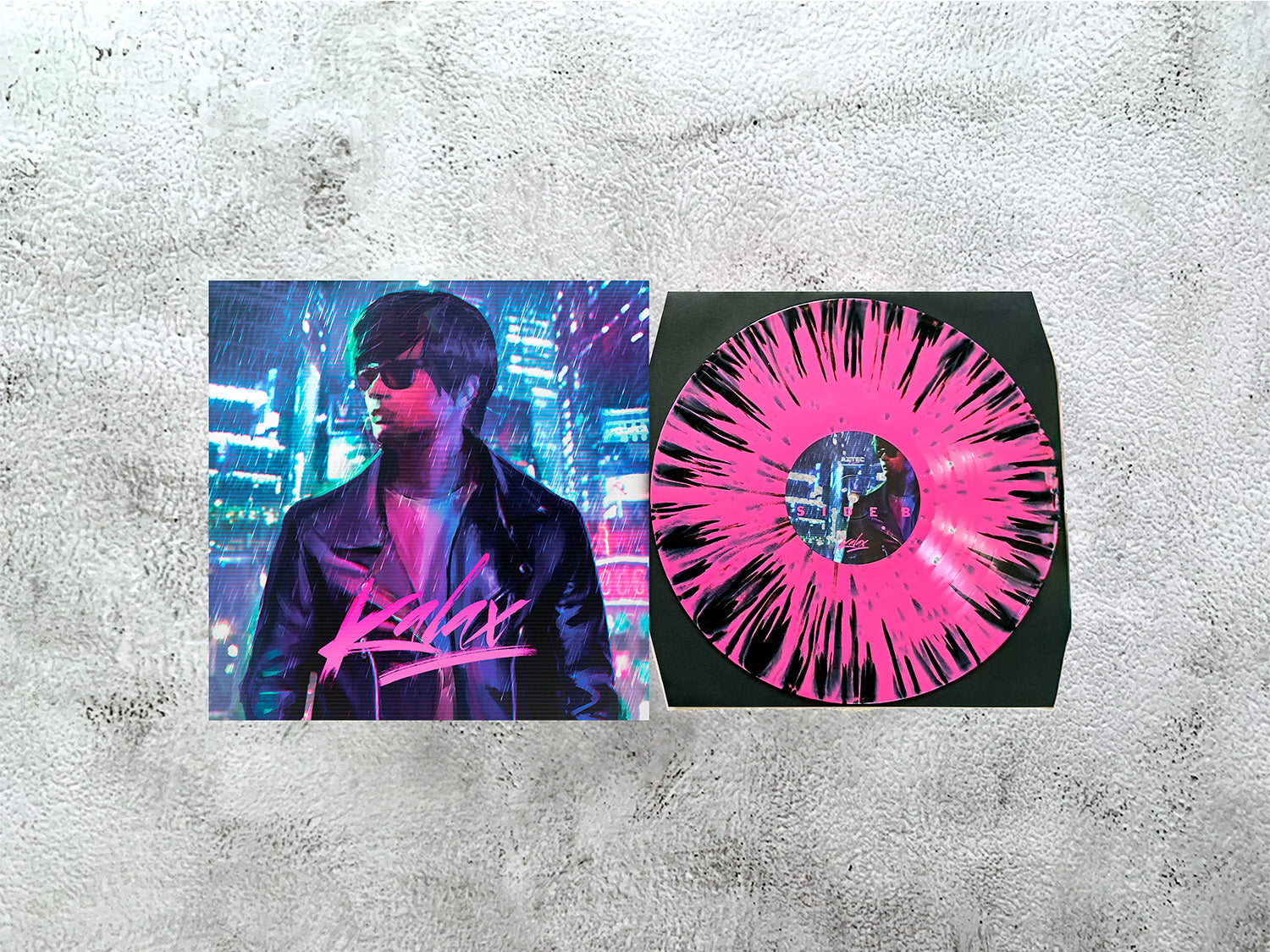 KALAX - Kalax - 12" Heavy Duty HOT PINK SPLATTER EFFECT VINYL – Aztec ...